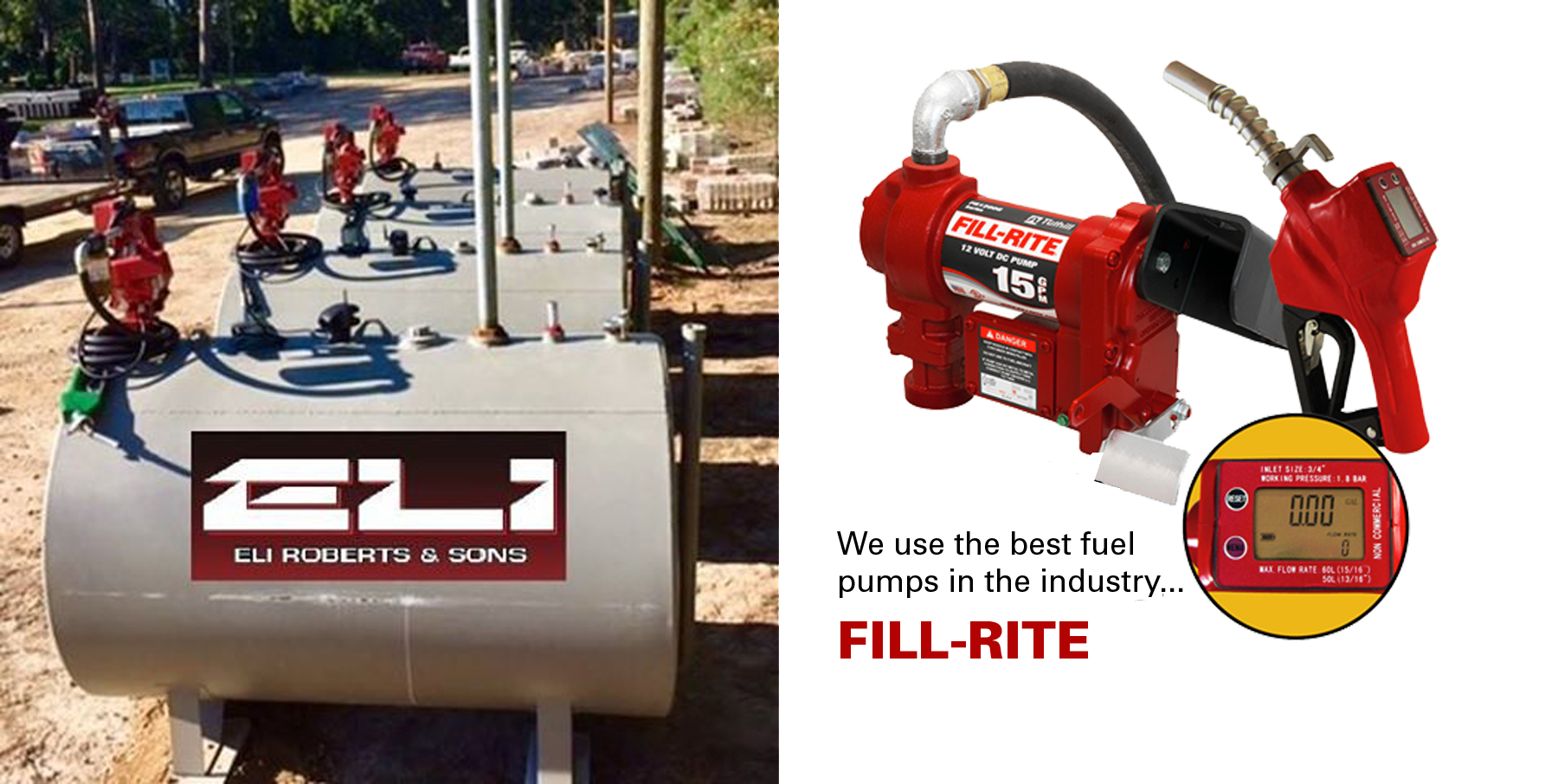 Tanks & Pumps - ELI Roberts & Sons